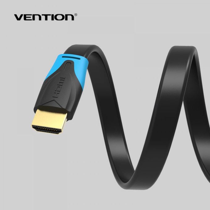 Vention Flat HDMI Cable 5M Black - Newzon Digital