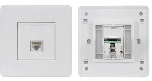 Siemon Cat 6 Single Face Plates with modules - Newzon Digital