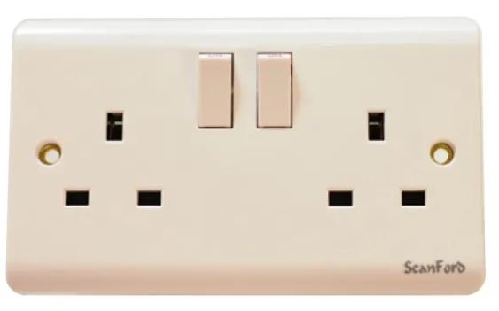 Scanford Twin Socket 13A - Newzon Digital