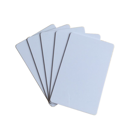 Plain Plastic White CR80 PVC Cards